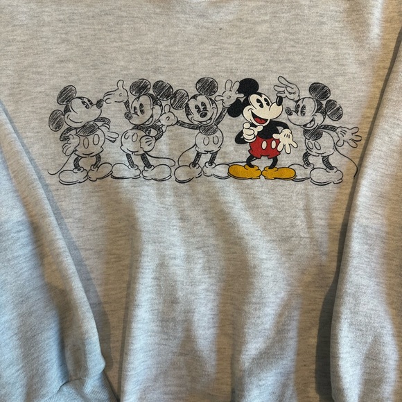 Disney | Tops | Vintage Mickey Mouse Disney Crew Neck Sweatshirt With ...